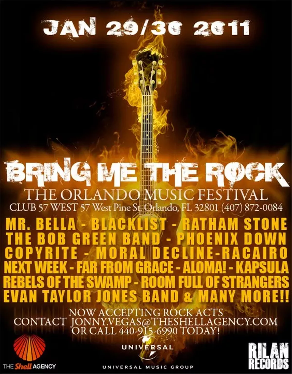 Bring Me The Rock Festival slated for next weekend (yeah, "Bring Me The ...