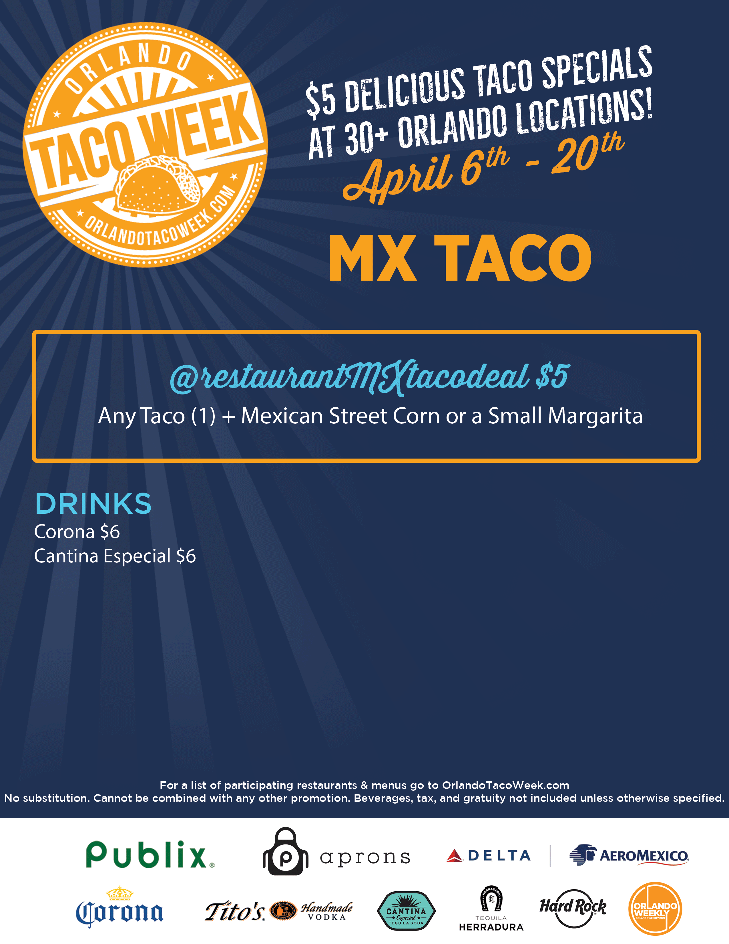 Here are the menus for Orlando Taco Week 2022 | Orlando | Orlando Weekly