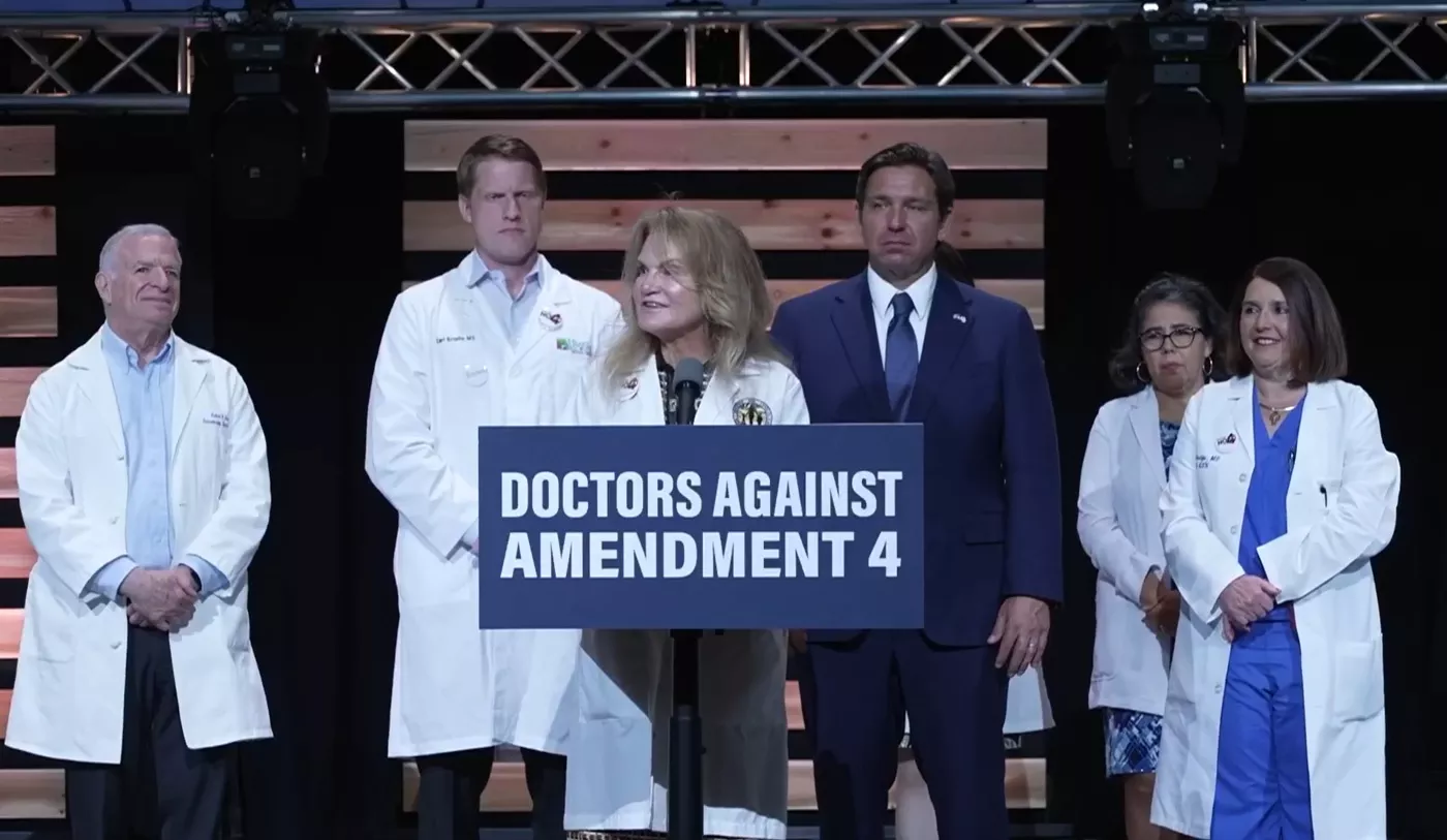 Medical director of fake abortion clinic in Orlando joins DeSantis to ...