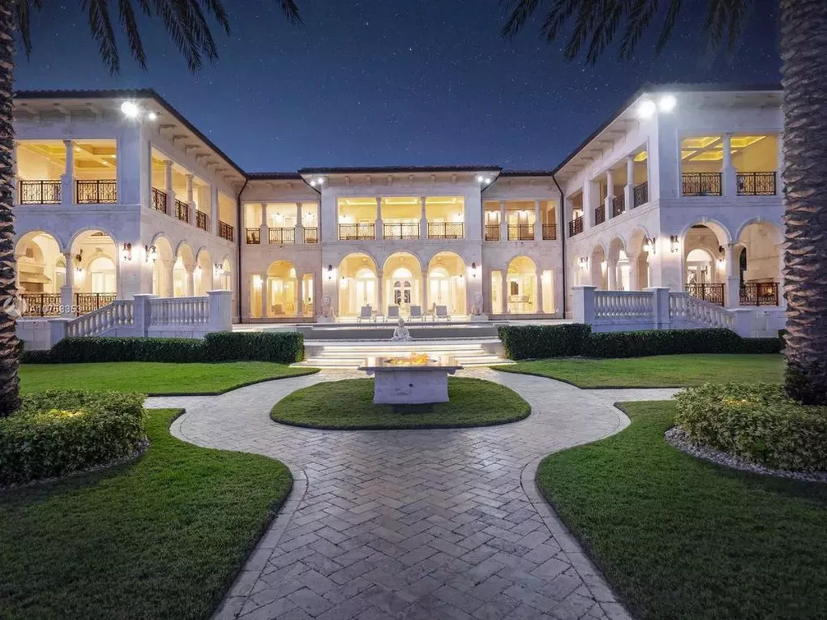 This $25 million Florida mansion is made with $3 million in marble ...